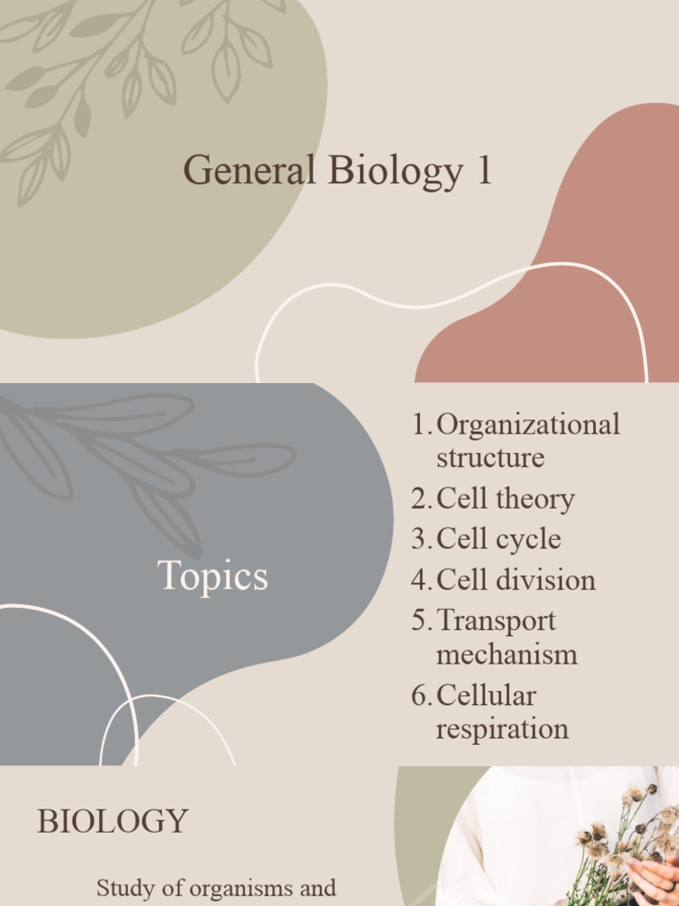 General Biology 1 AN INTRODUCTION | PDF