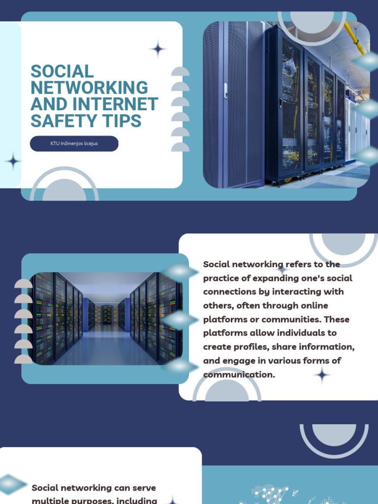 Social Networking and Internet Safety Tips | PDF | Popular Culture ...