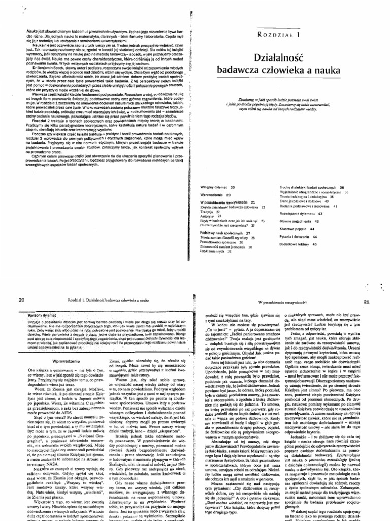 Babbie - Podstawy Badań Społecznych | PDF