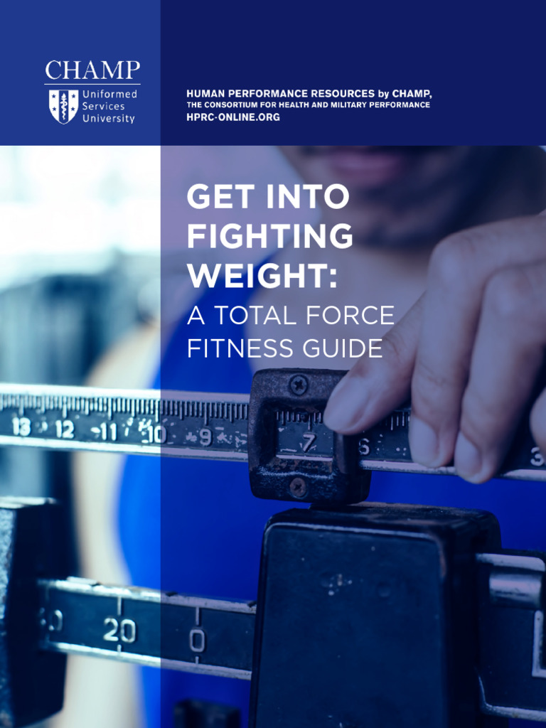 HPRC Get Into Fighting Weight Workbook 050720 | PDF | Foods | Dieting