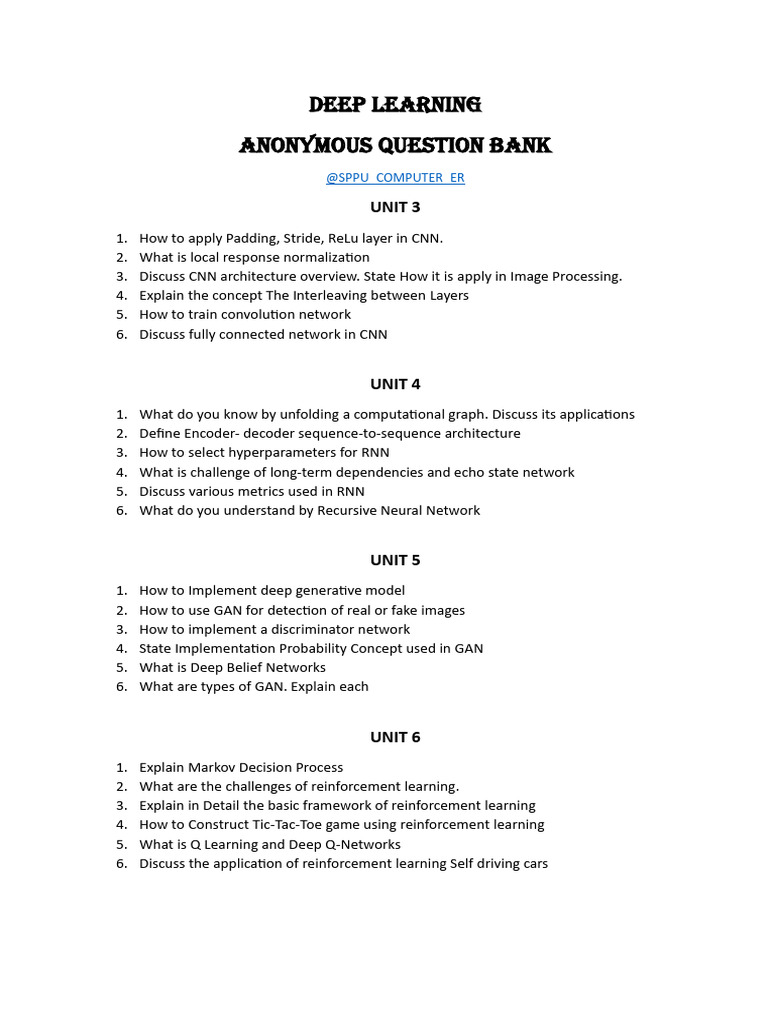 DL Anonymous QB Notes | PDF