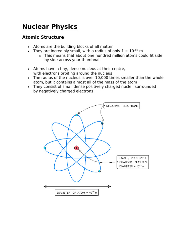 Nuclear Physics | PDF | Radioactive Decay | Atomic Nucleus
