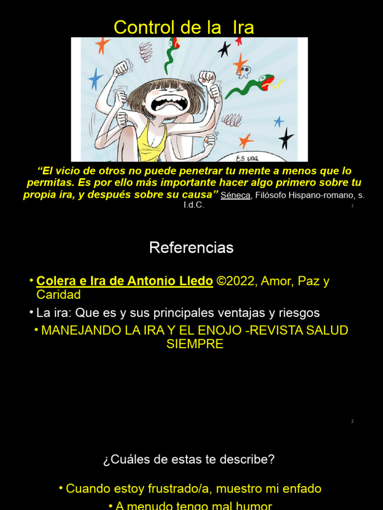 Control de la Ira: Estrategias Efectivas | PDF | Crecimiento personal y ...