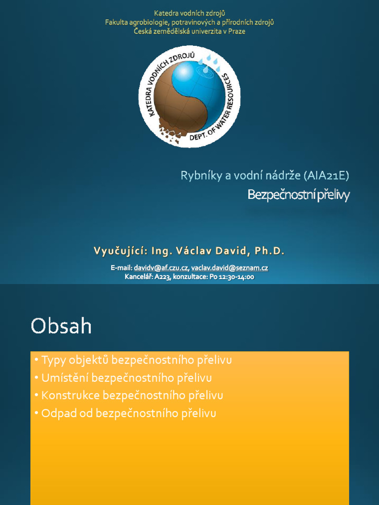 ZS23 L04 Prelivy | PDF