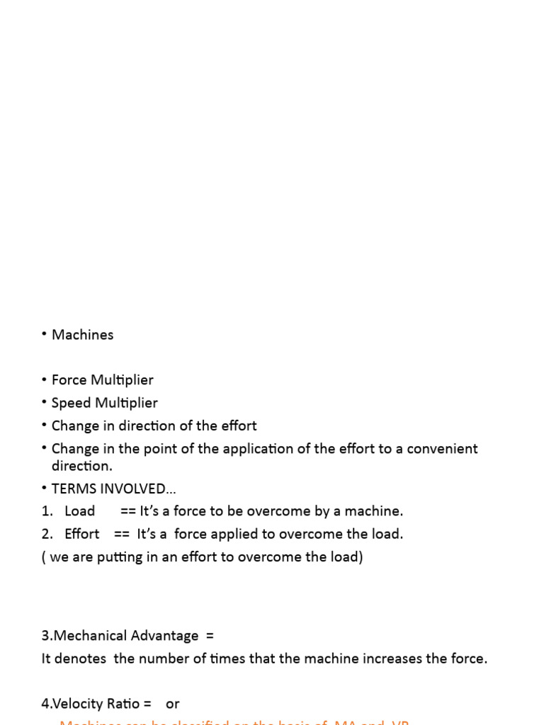 Understanding Grade 1 Machines | PDF | Machines | Force