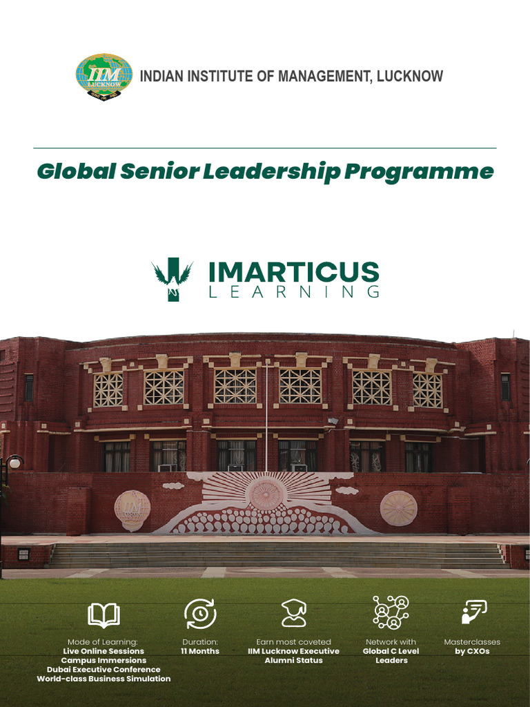 IIML GSLP A9bf6d32 | PDF | Chief Financial Officer | Mergers And ...