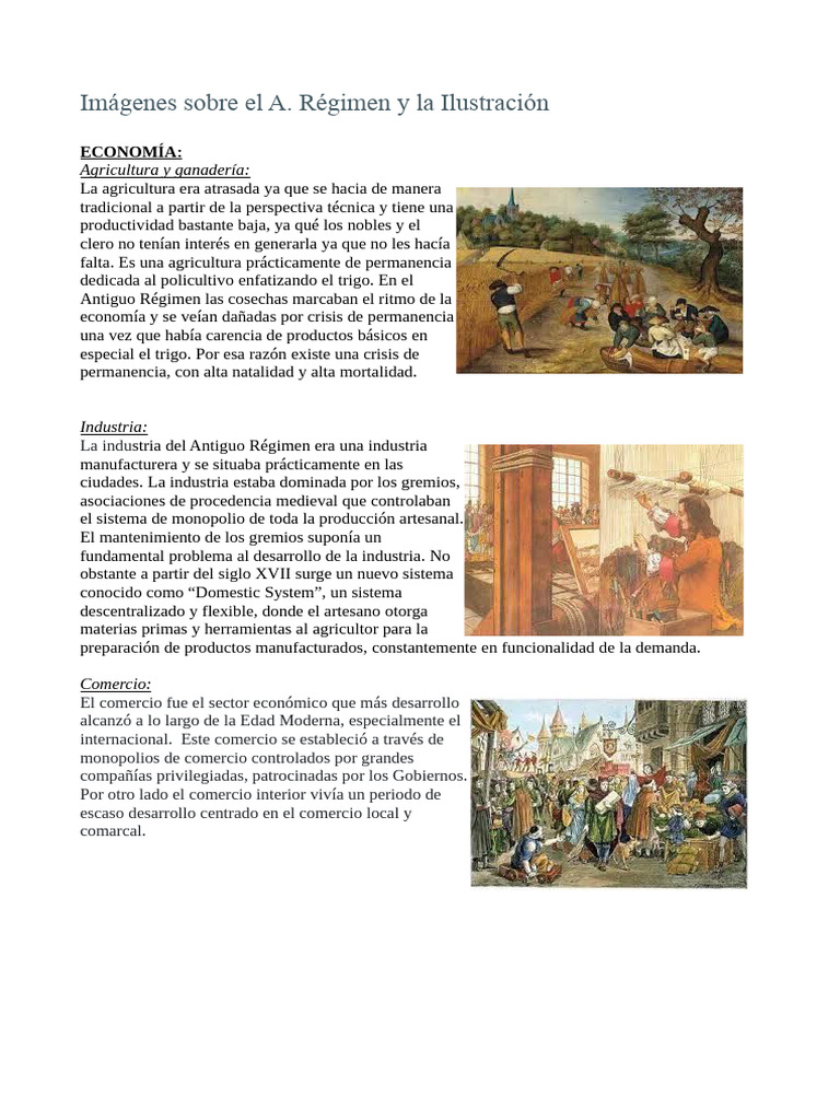 Economía y Sociedad del Antiguo Régimen | PDF | Agricultura
