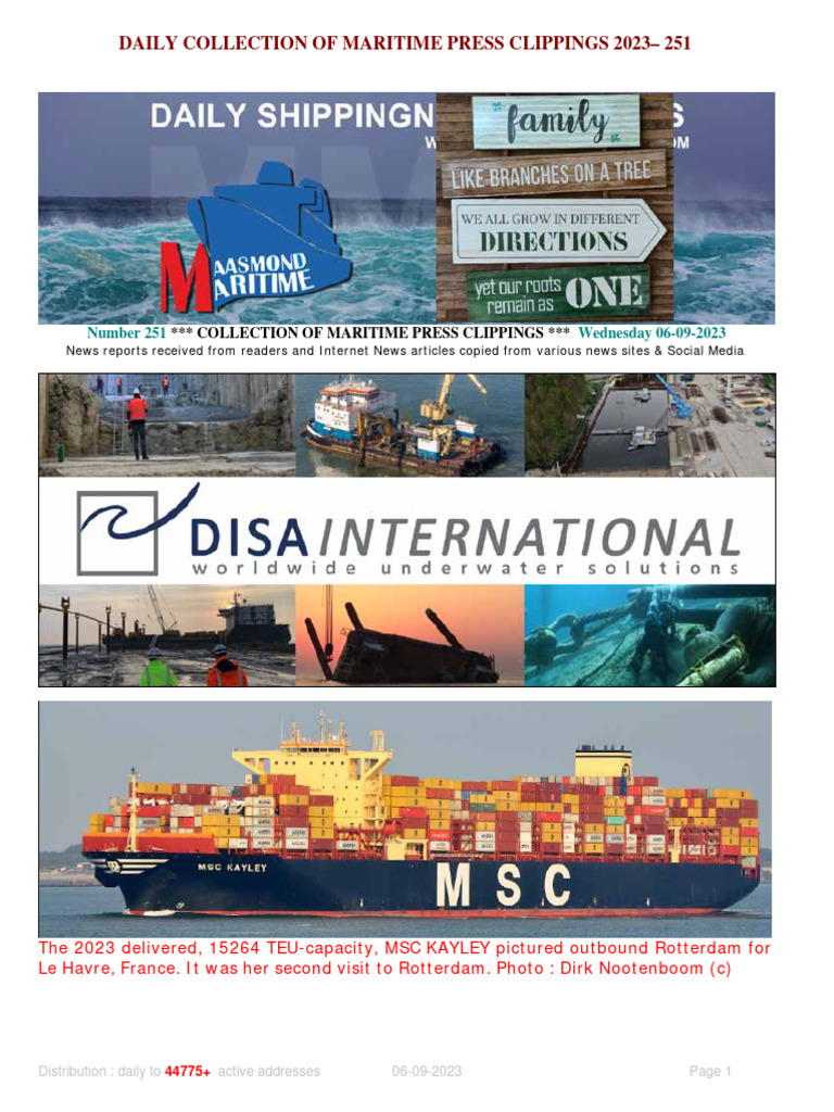 Maritime News & Updates | PDF | Business