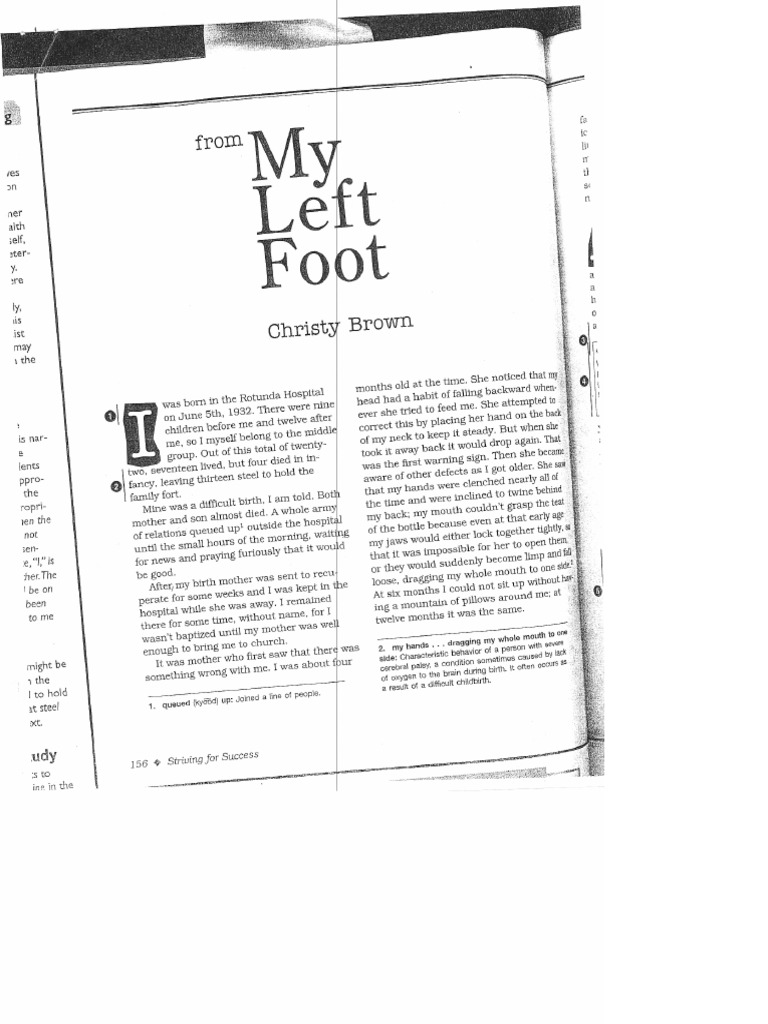 My Left Foot PDF | PDF