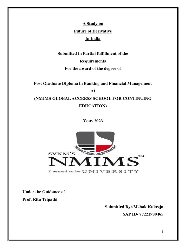 Final Project MBA | PDF | Option (Finance) | Put Option