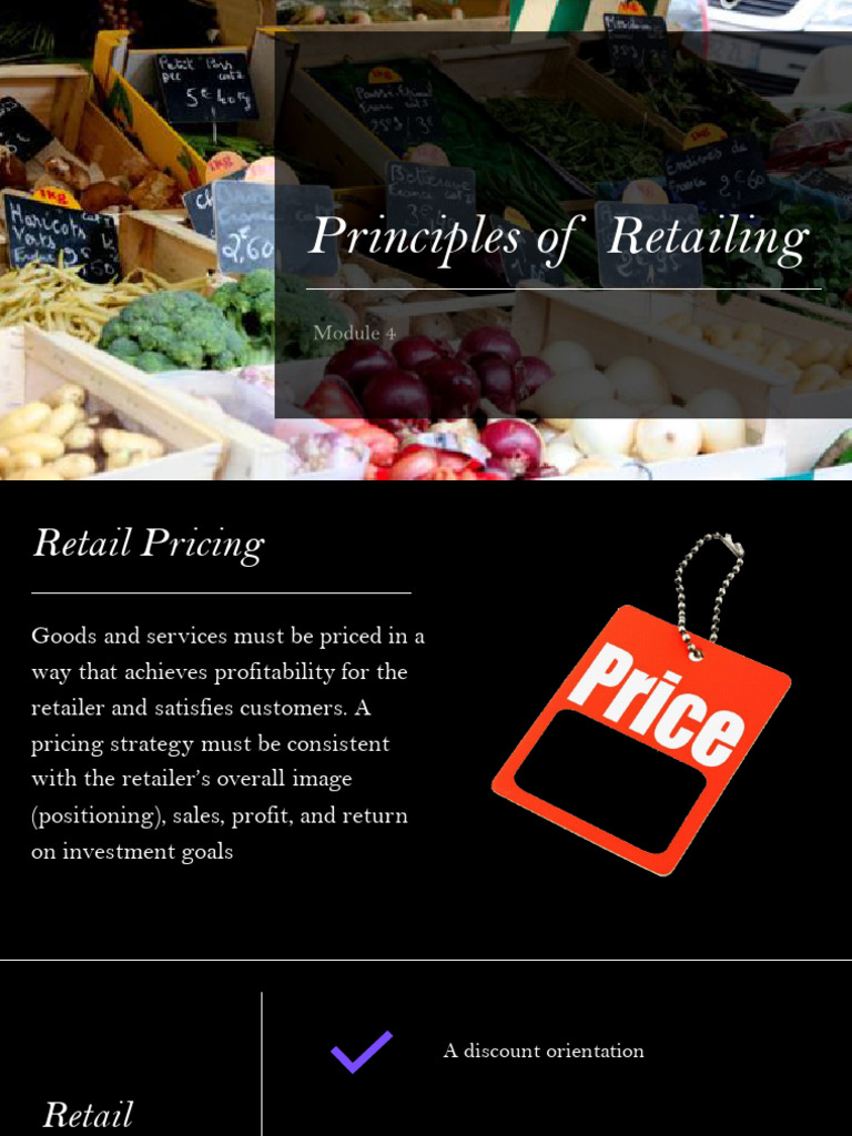 Principles of Retailing 4 | PDF | Sales | Pricing