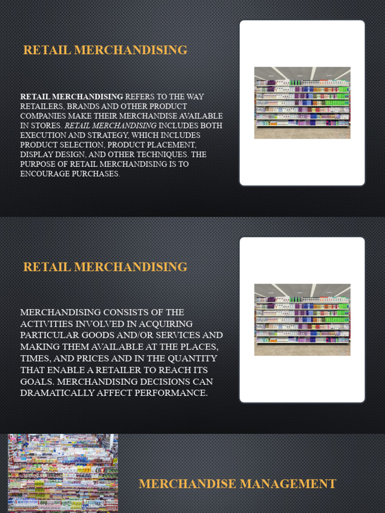Principles of Retailing 3 | PDF | Retail | Merchandising