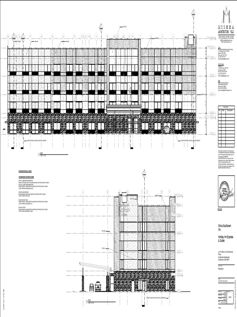 HIEXSthvn - Sheet - A301 - Elevations | Download Free PDF | Sedimentology