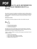 Tablas de Consumo de Electrodos | PDF | Soldadura | Construcción