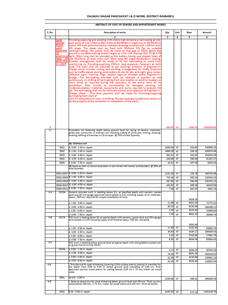 Sewer System Gravity Sewer0 | PDF | Sanitary Sewer | Plaster
