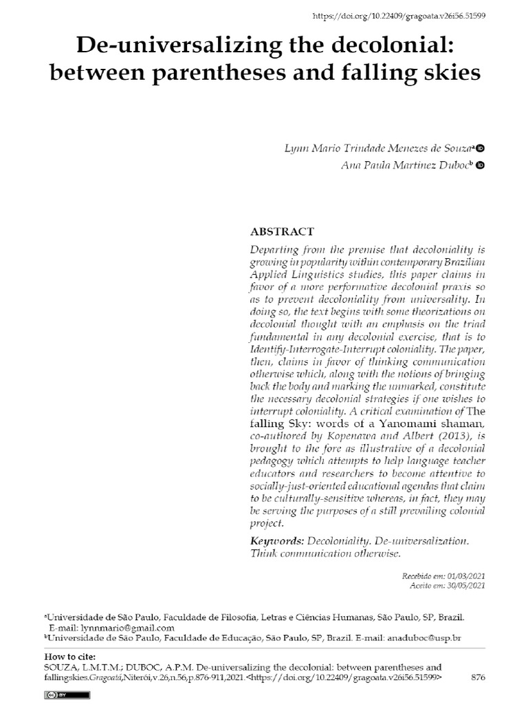 AULA 5 - SOUZA, Lynn and DUBOC, Ana Paula | PDF