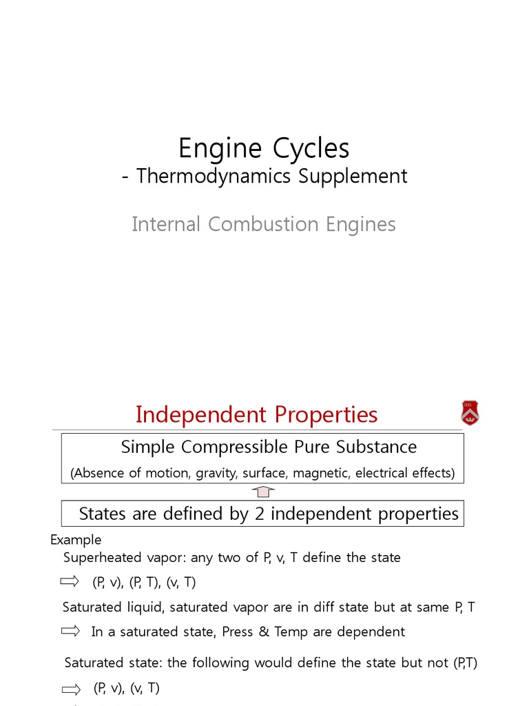 Engine Cycles: - Thermodynamics Supplement | Download Free PDF ...