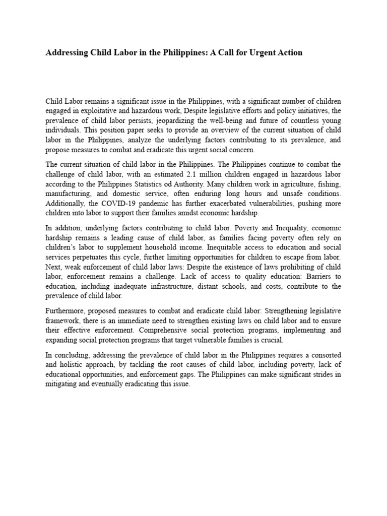 Position Paper | PDF | Tobacco Smoking | Addiction