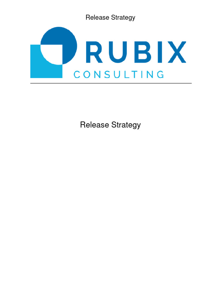 EN - Release Strategy | PDF