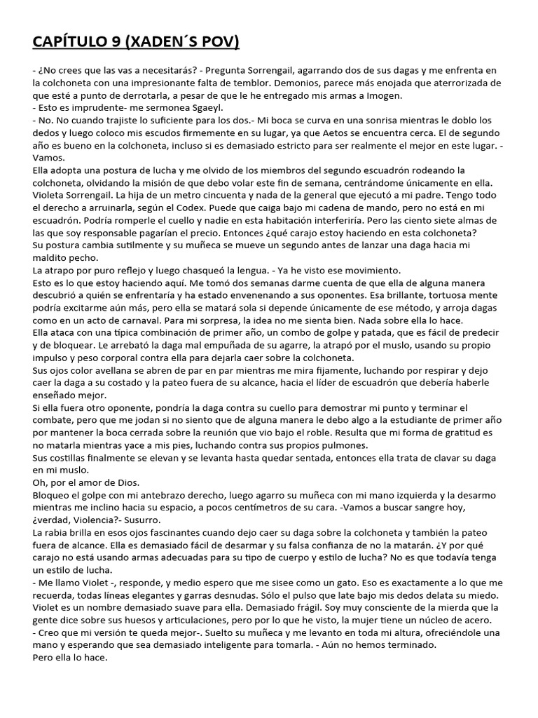 XADEN POVS - Docx Versión 1 | PDF