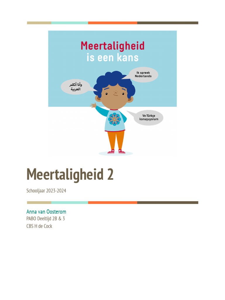 Meertaligheid 2 | PDF