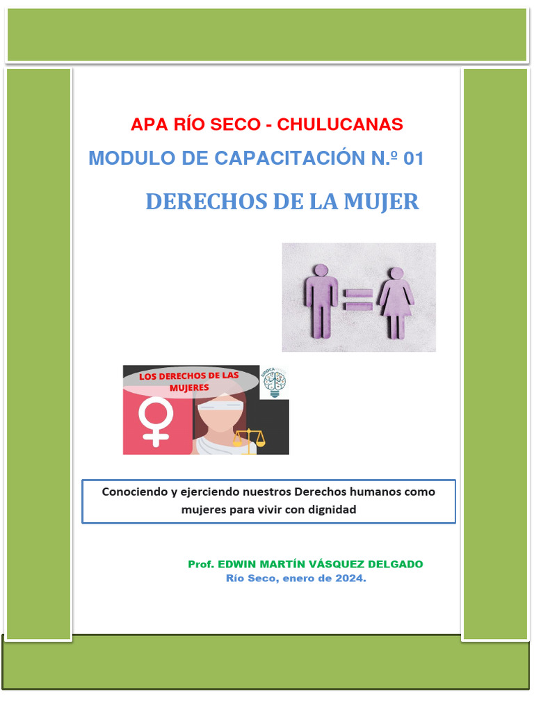 Módulo derechos de la mujer RS | PDF