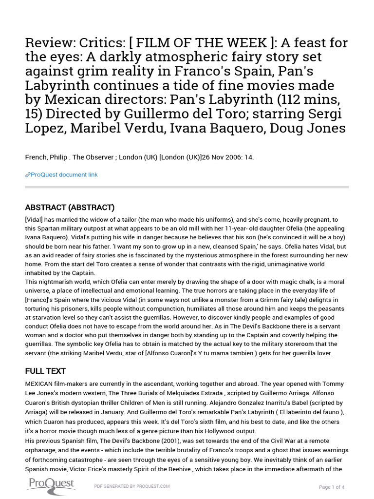 A Feast For The Eyes A Darkly Atmospheric Fairy Story Set Against Grim ...