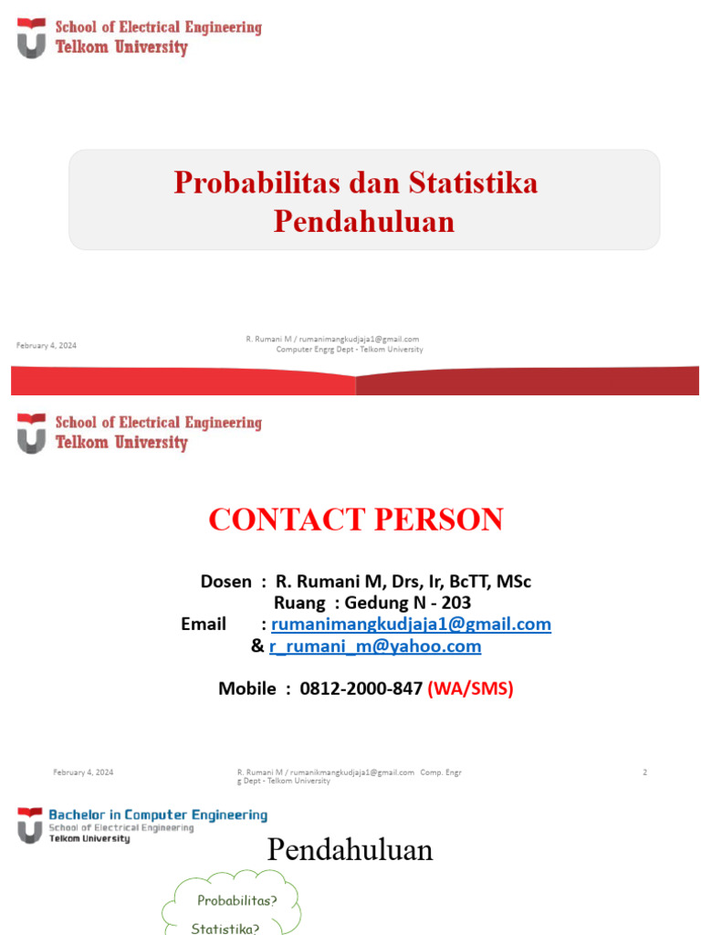 Materi 1 - Pendahuluan Statistika - RRM-RER | PDF
