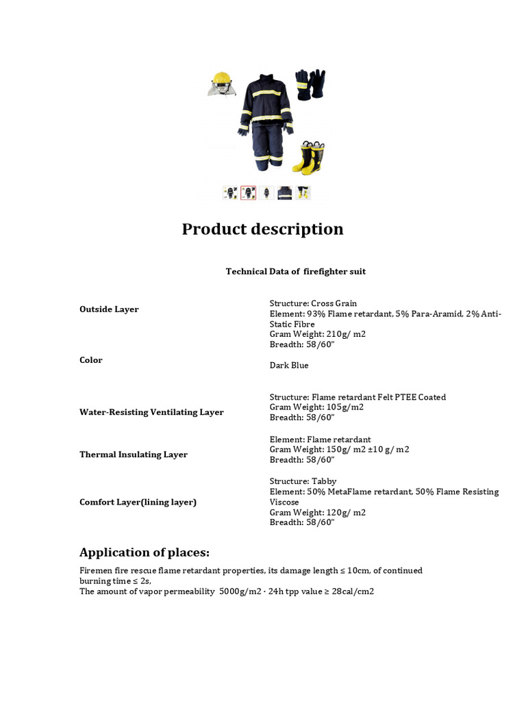 Fire Fighter Suit | PDF