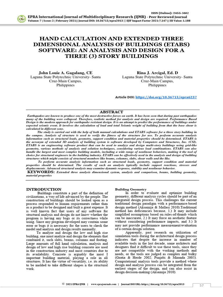 Hand Calculation Pdf Structural Analysis Concrete