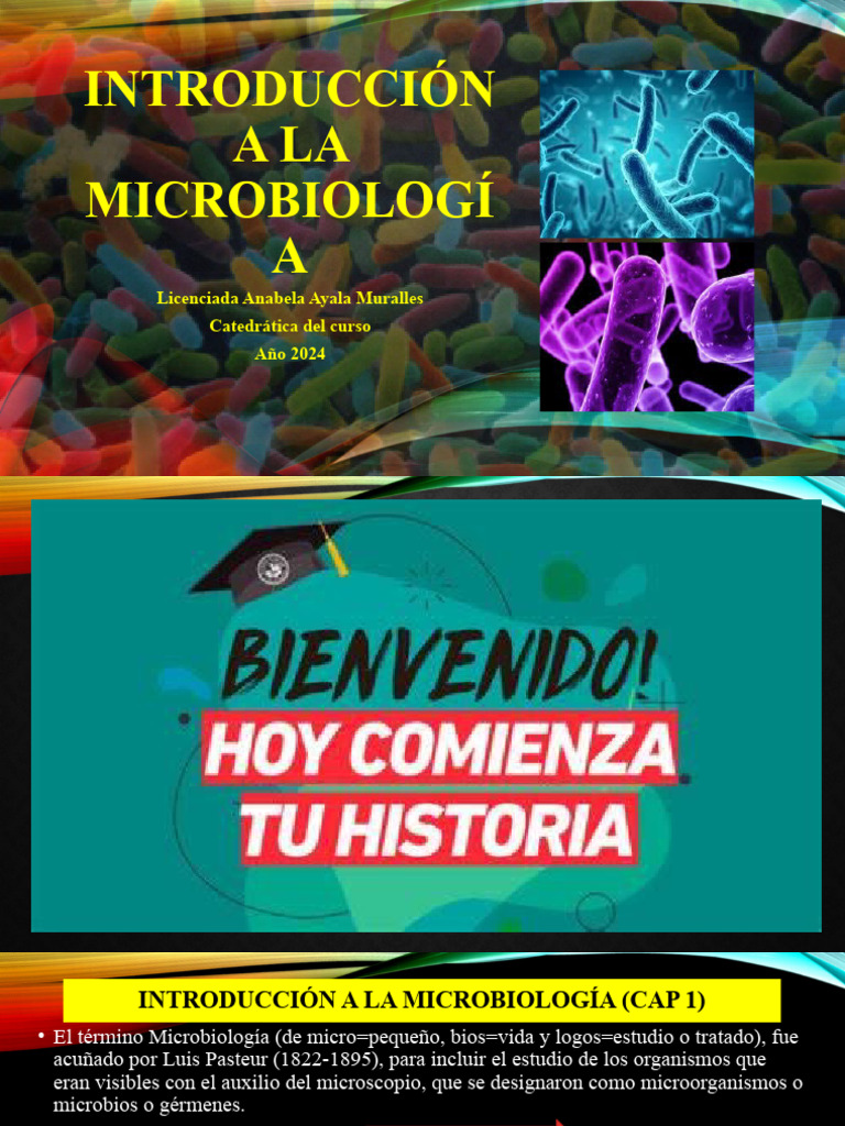 Clase 1 Micro 2024 Introd A La Microbiología | PDF