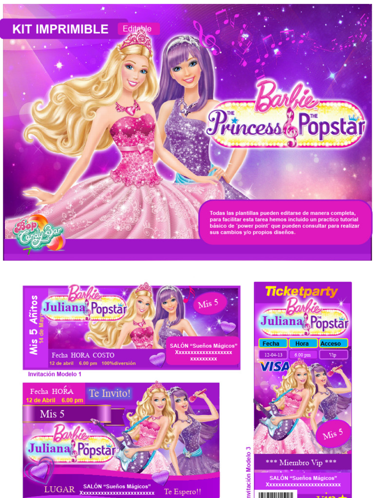Kit Barbie Popstar - Ev | PDF