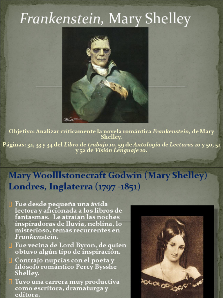 Análisis de Frankenstein de Mary Shelley | PDF | Mary Shelley ...
