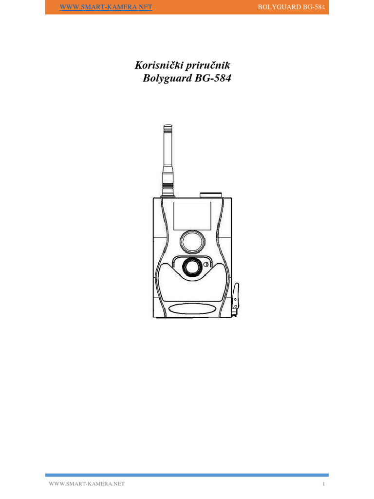 User Manual BG584 HR | PDF