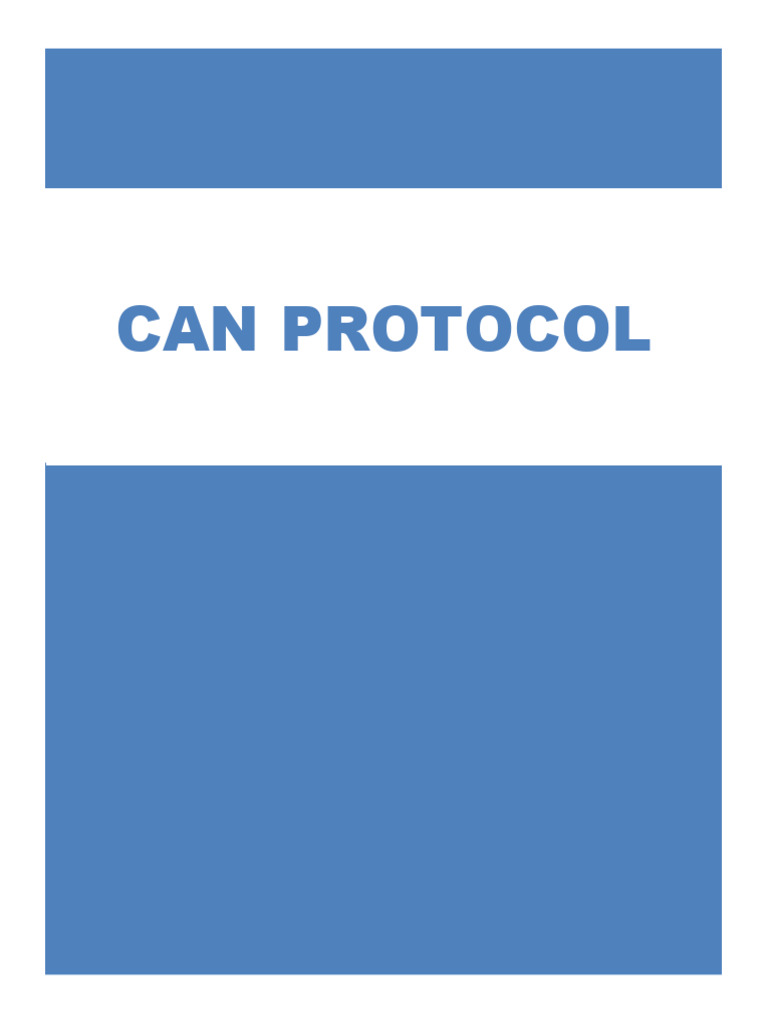 CAN Protocol | PDF