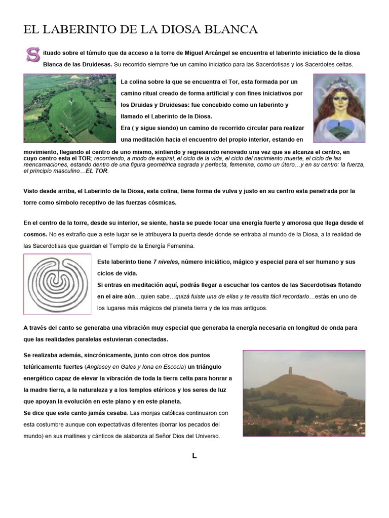 El Laberinto de La Diosa Blanca | Descargar gratis PDF | Diosa ...