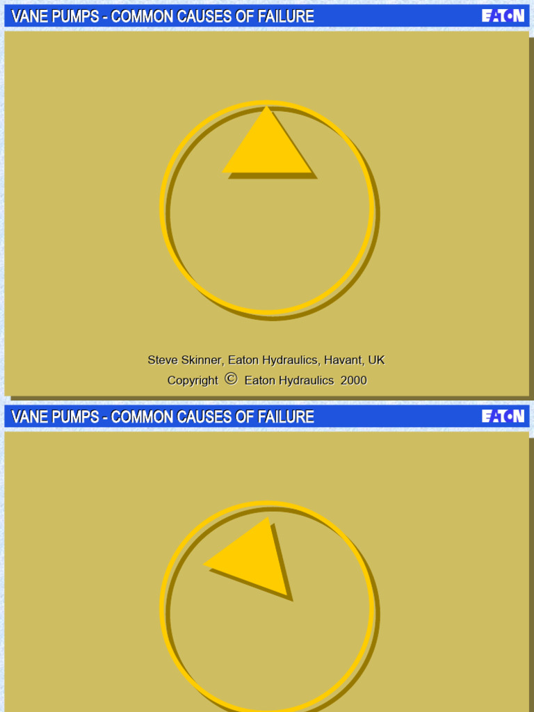 Vane Pump Failure | PDF | Pump | Fluid Dynamics