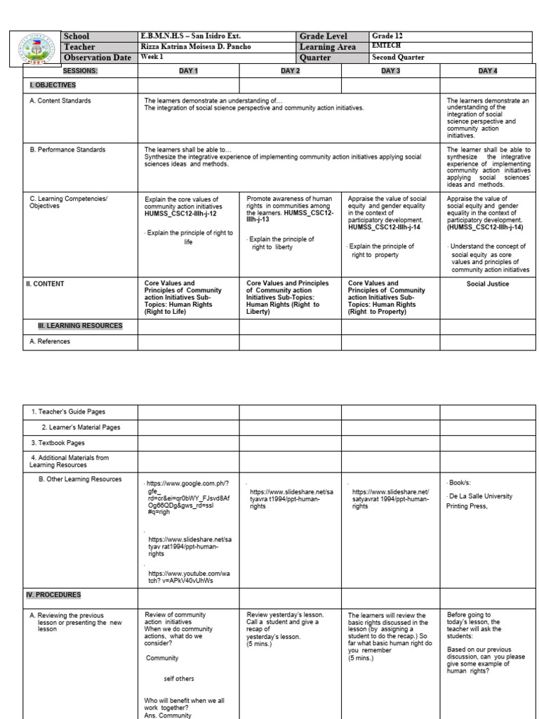 Emtech DLP Q2 | PDF | Learning | Liberty
