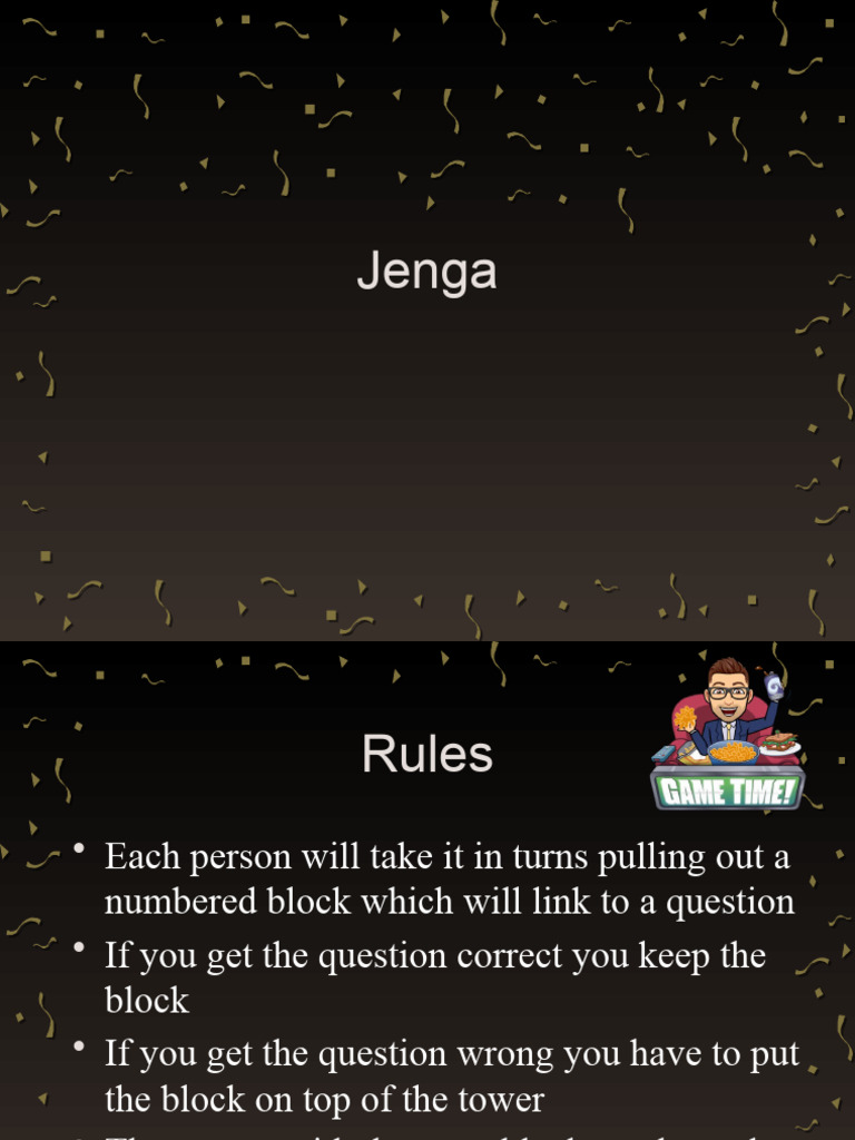 Jenga Template | PDF