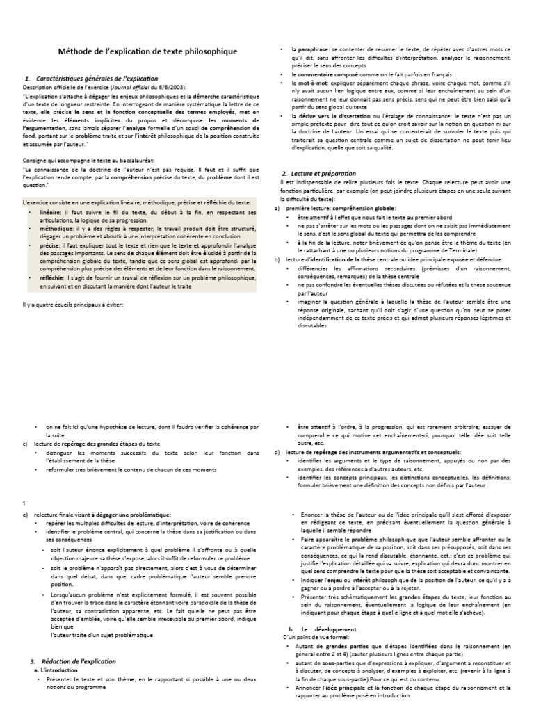 Explication-de-texte_Methode | PDF
