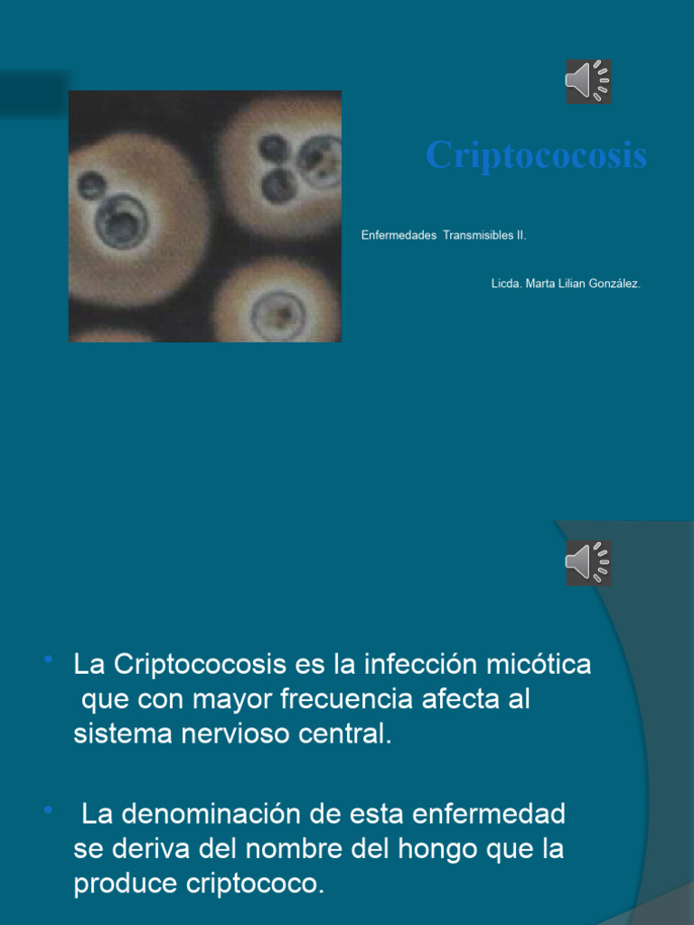 Criptococosis 2023 | PDF | Infección | VIH