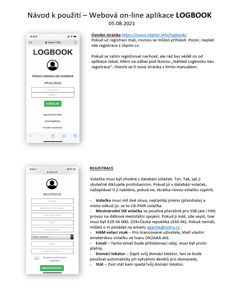 Manual LOGBOOK | PDF