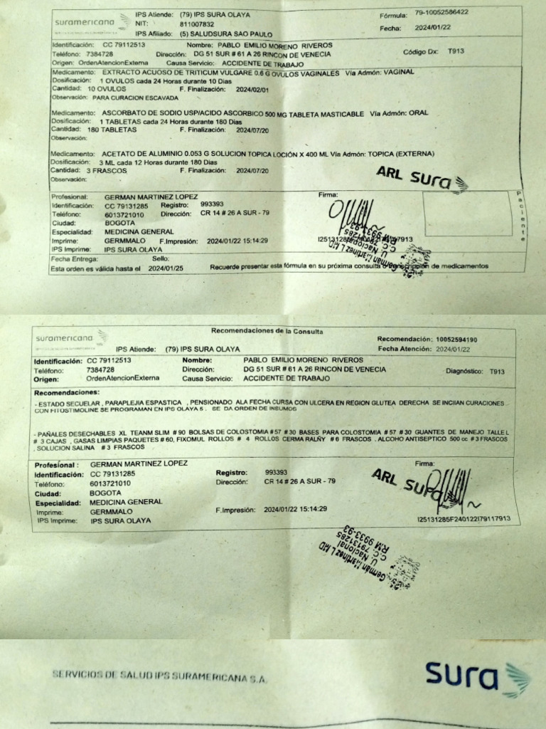 DOCUMENTOS PROHIBIDOS | PDF | Medicina | Cuidado de la salud