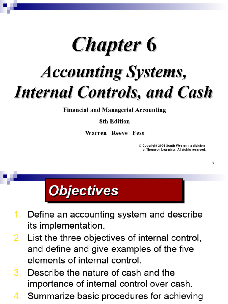 Ch5 Cash Control | PDF | Internal Control | Deposit Account