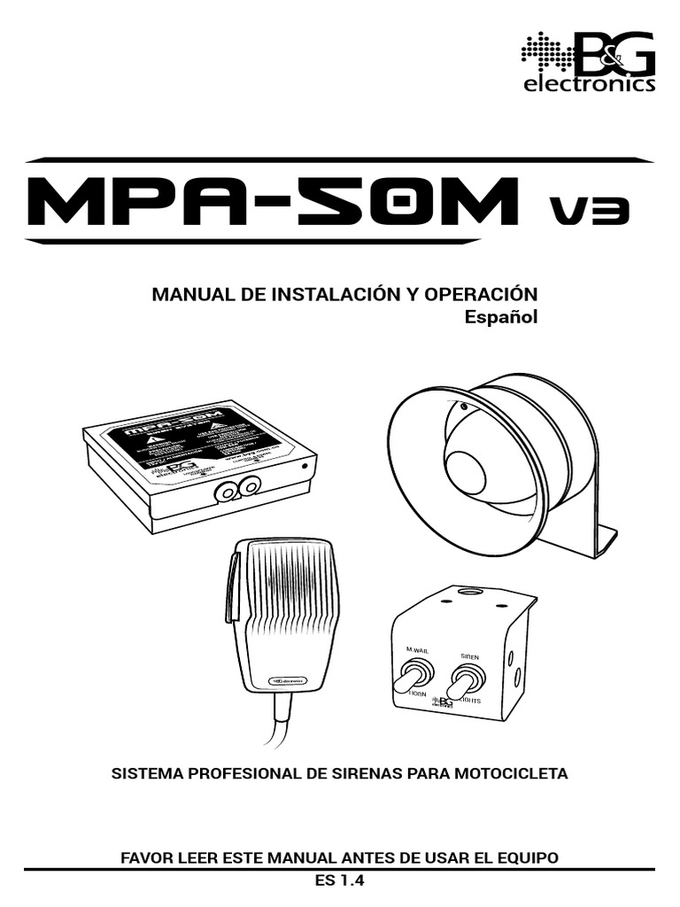 Manual MPA-50M | PDF | Micrófono | Qualia