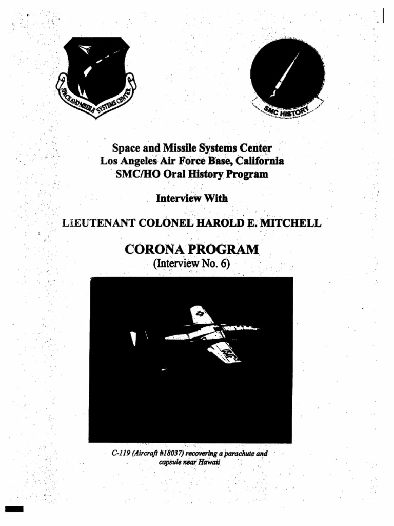 Air Force Recovery Pilot Interview | PDF | History