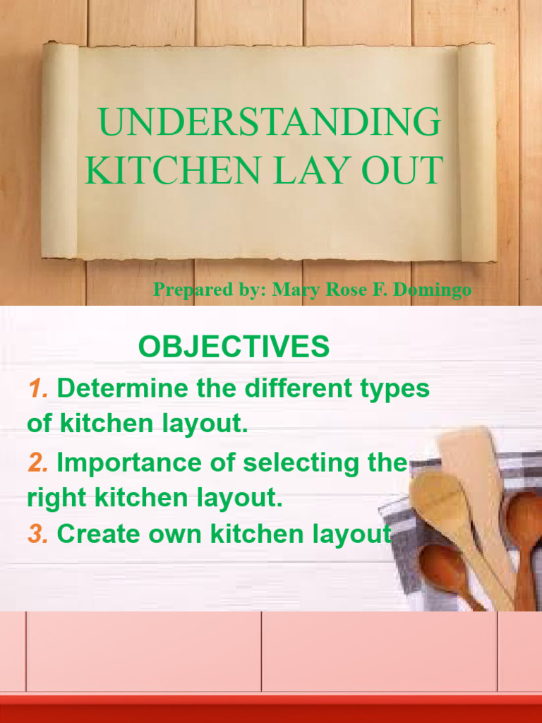 Kitchen Layout Demo Teaching Deped | PDF | Kitchen | Area