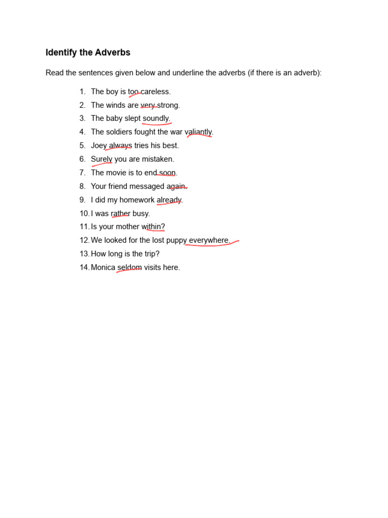 Adverbs and Prepositions | PDF