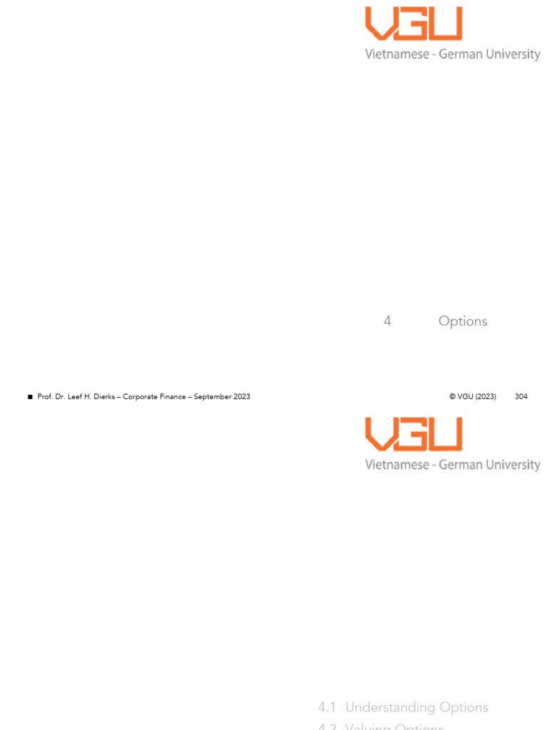4 Options Vgu Summer 2023 | PDF | Option (Finance) | Moneyness