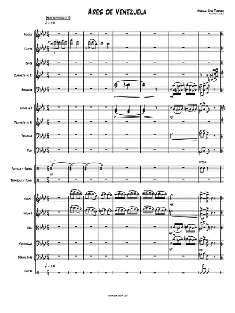 Aires Devenezuela Partitura y Partes | PDF